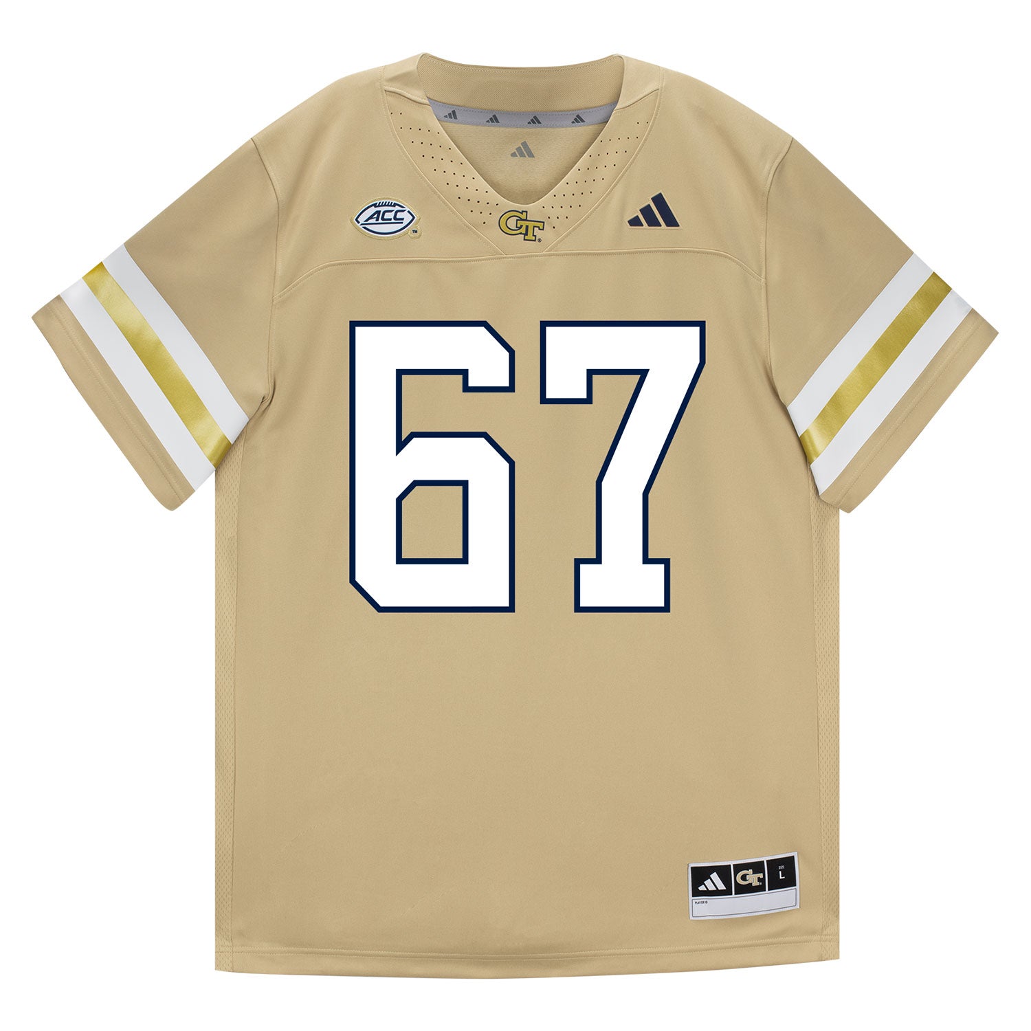 Georgia Tech Adidas Football Student Athlete #67 Joe Fusile Premier Go ...